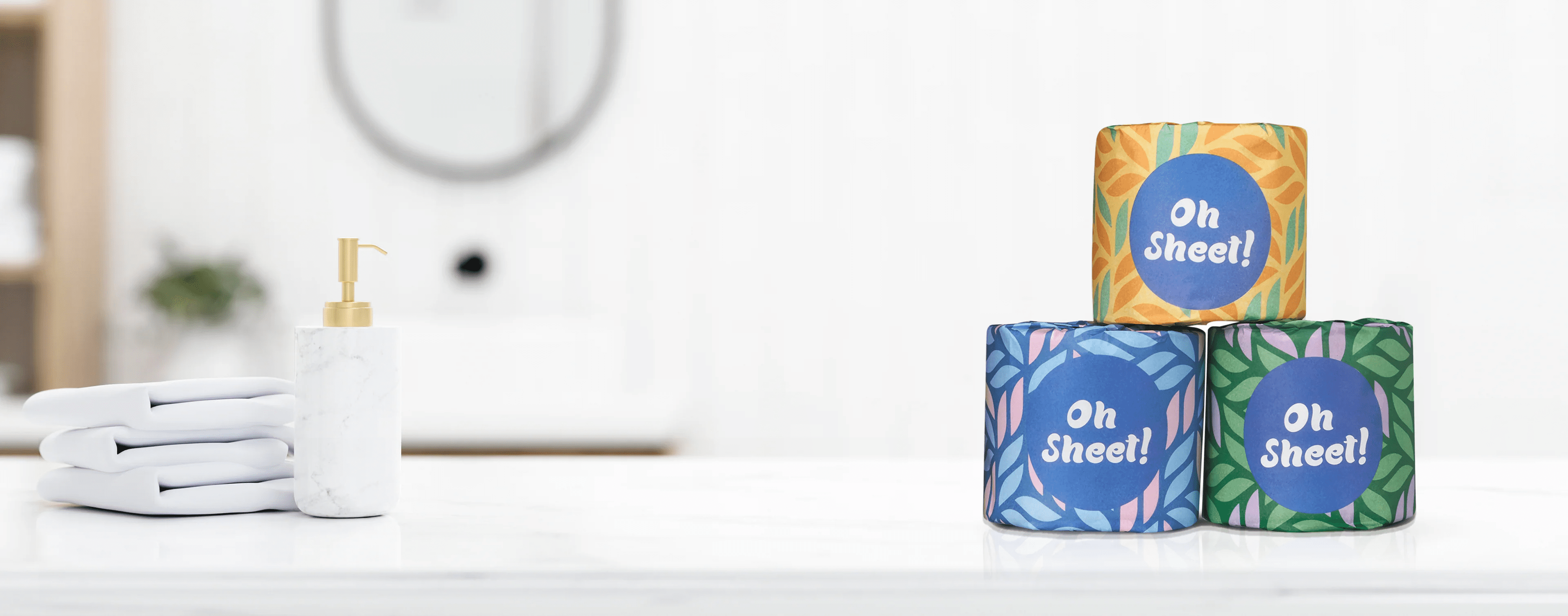 Oh Sheet! | WC Papier wie kein anderes | Kostenloser Versand Schweiz